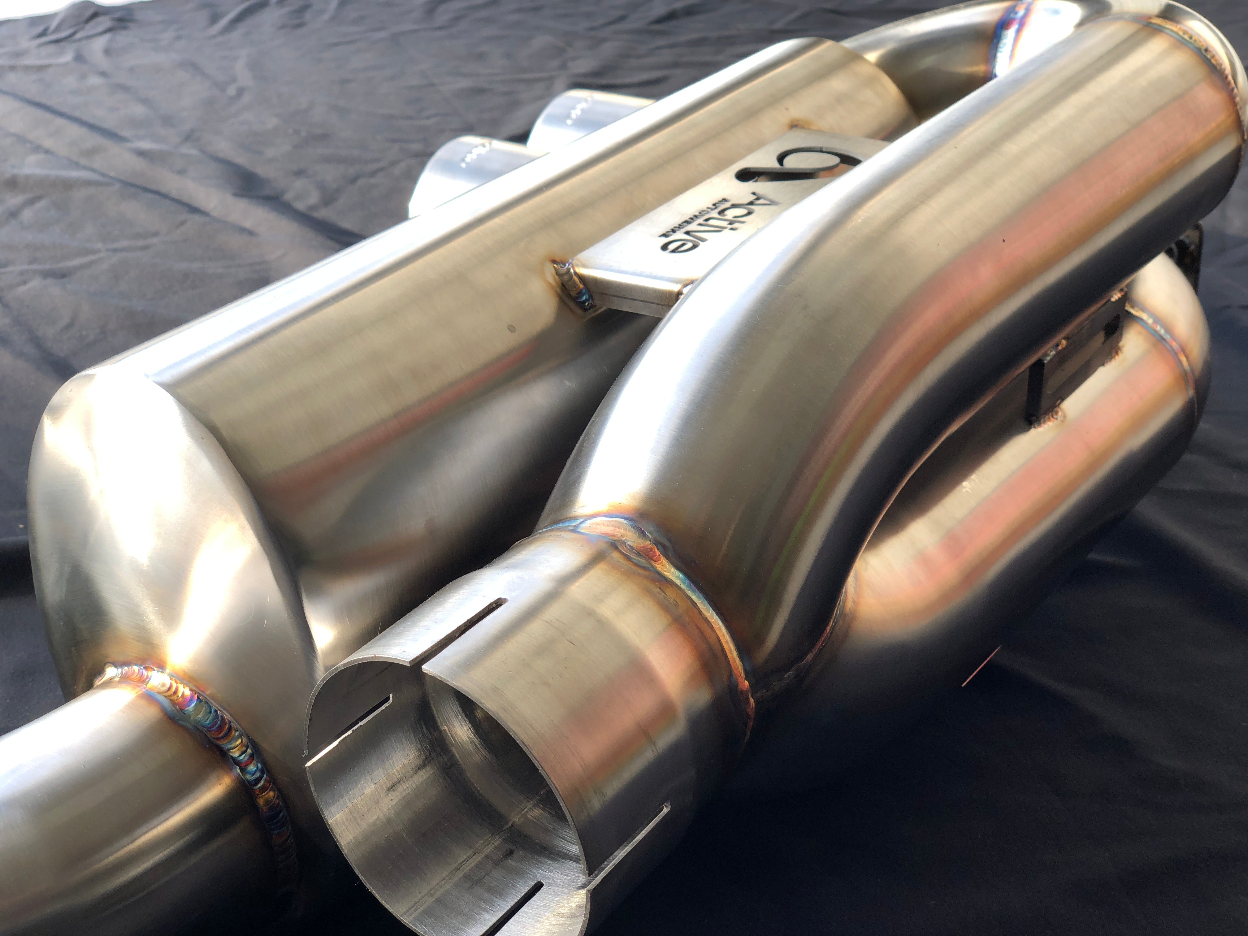 F87 M2 Competition Signature Exhaust System includes Active F-brace ...